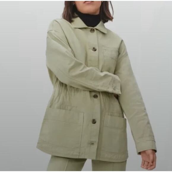 Everlane | Jackets & Coats | Everlane Buttondown Cinchable Utility ...
